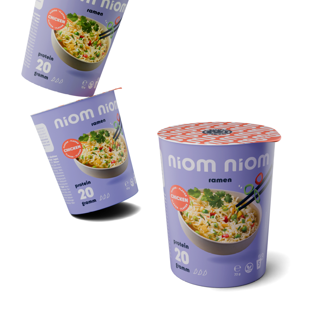 Niom Niom Ramen: 3er Spar-Box % Chicken Flavor – niom niom GmbH