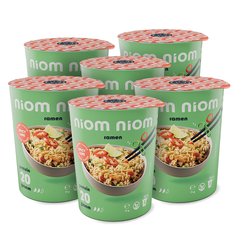 Niom Niom Ramen: 6er Spar-Box % Spicy Lime – niom niom GmbH