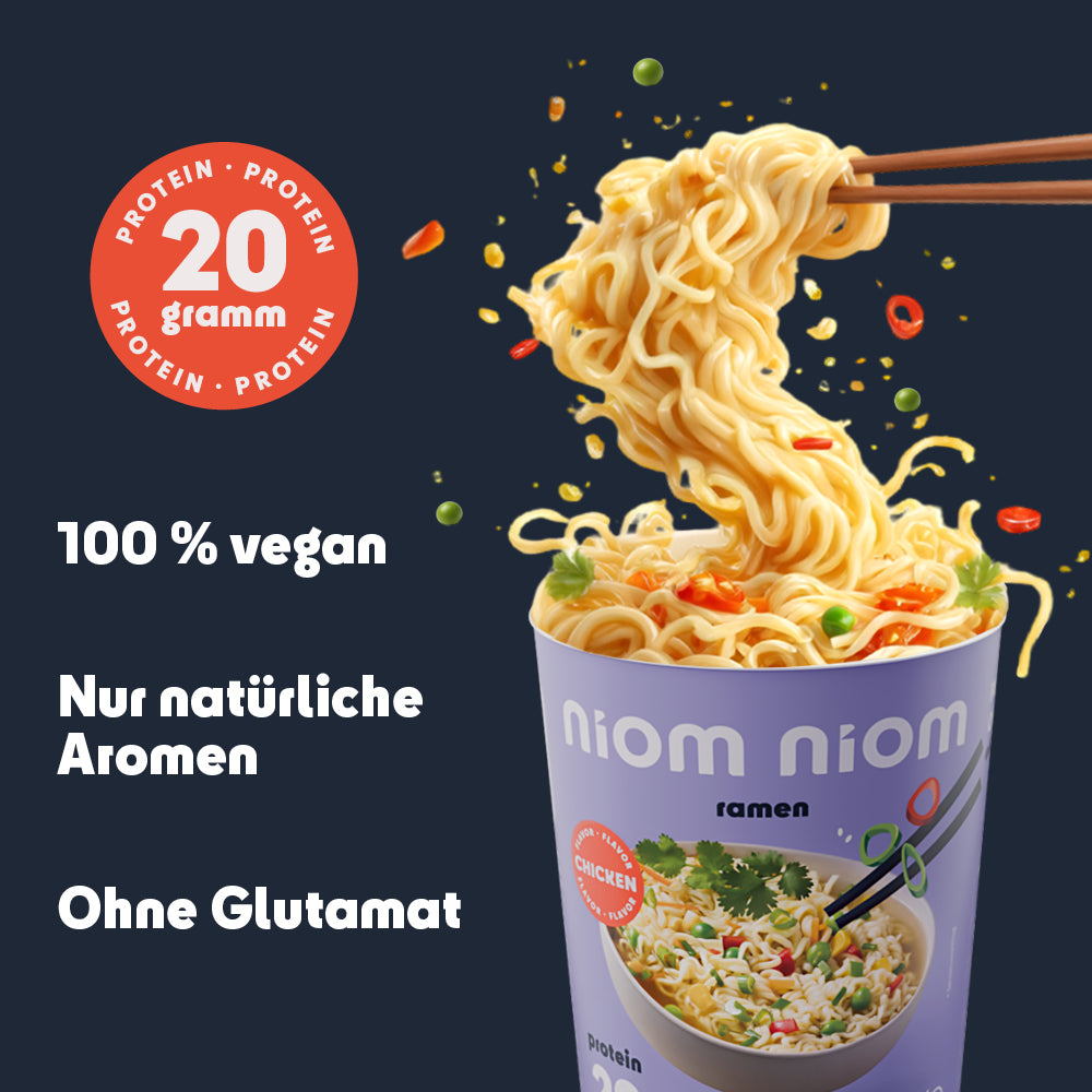 Niom Niom Ramen: 6er Spar-Box % Chicken Flavor – niom niom GmbH